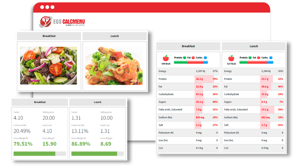 EGS CALCMENU Web Hospital Menu Planning Solution