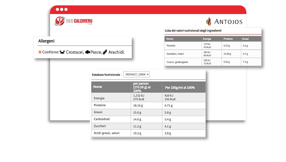 EGS CALCMENU | Culinary Software for Commercial Kitchens