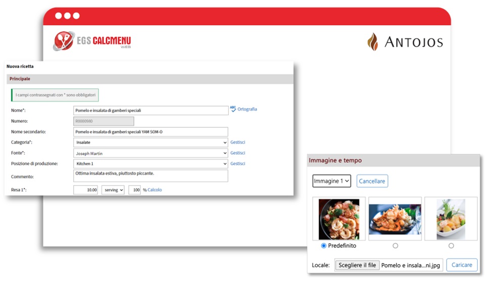EGS CALCMENU | Culinary Software for Commercial Kitchens
